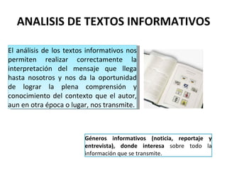 Textos informativo sextos | PPT