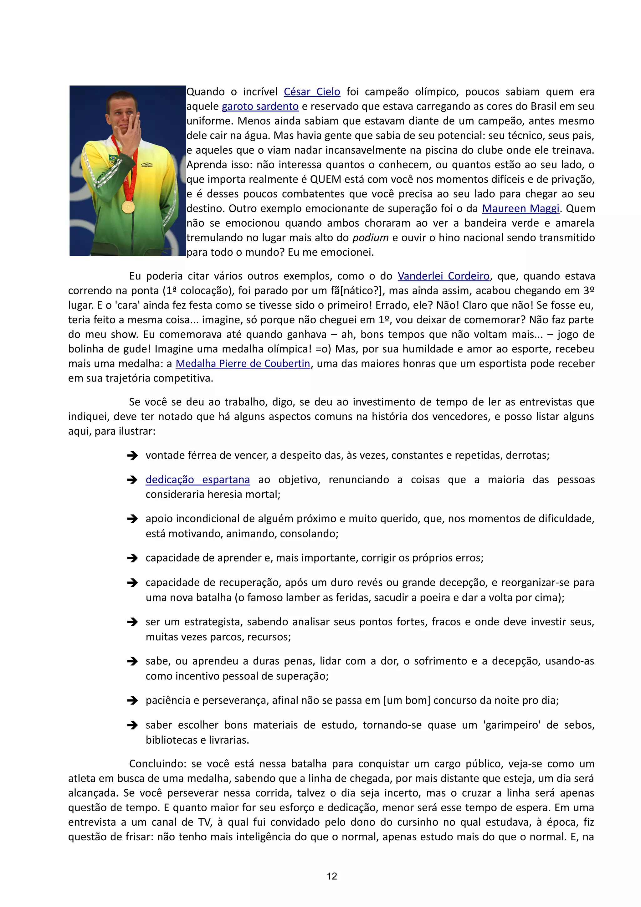 Textos motivacionais e dicas de estudos | PDF