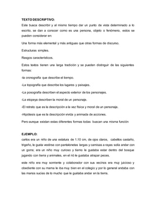 Textos narrativo | DOCX