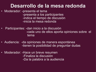 Textos orales debate_coloquio_y_mesa_redonda. power point | PPT