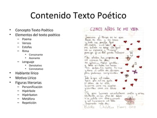 Textos poéticos | PPT