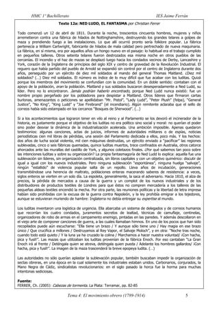 Textos tema 4 el movimiento obrero (hmc) | PDF