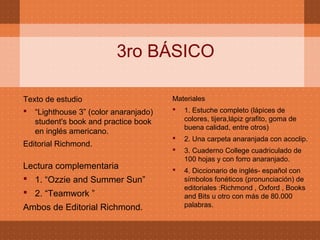 Textos y útiles 2014 power point | PPT | Publishing Industry | Industries