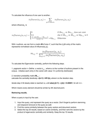 R - Eigen vector centrality with product reviews | PDF