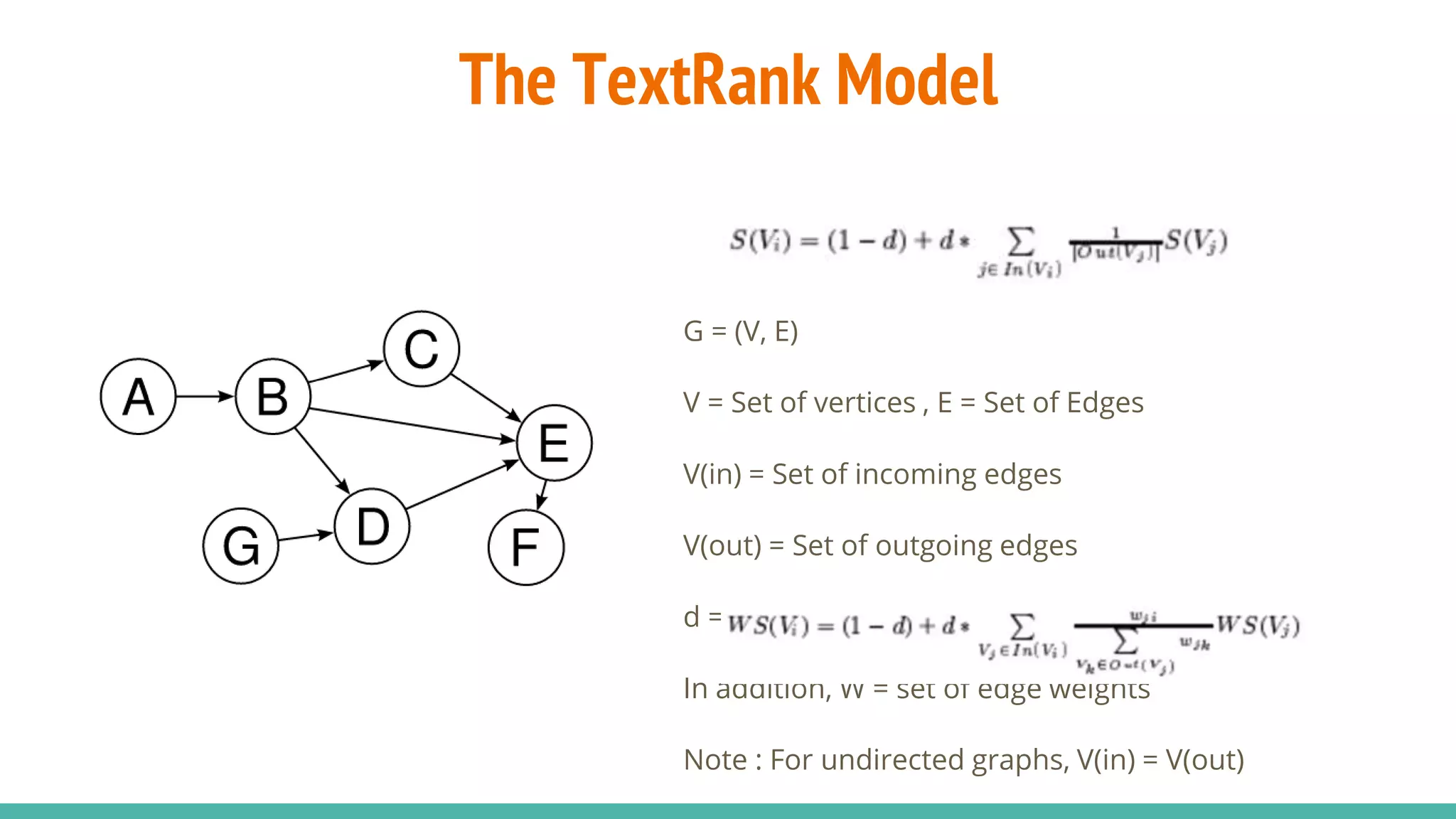 TextRank: Bringing Order into Texts | PPTX