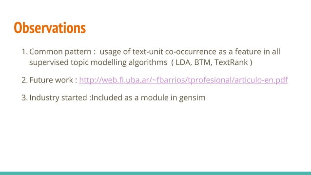 TextRank: Bringing Order into Texts | PPTX