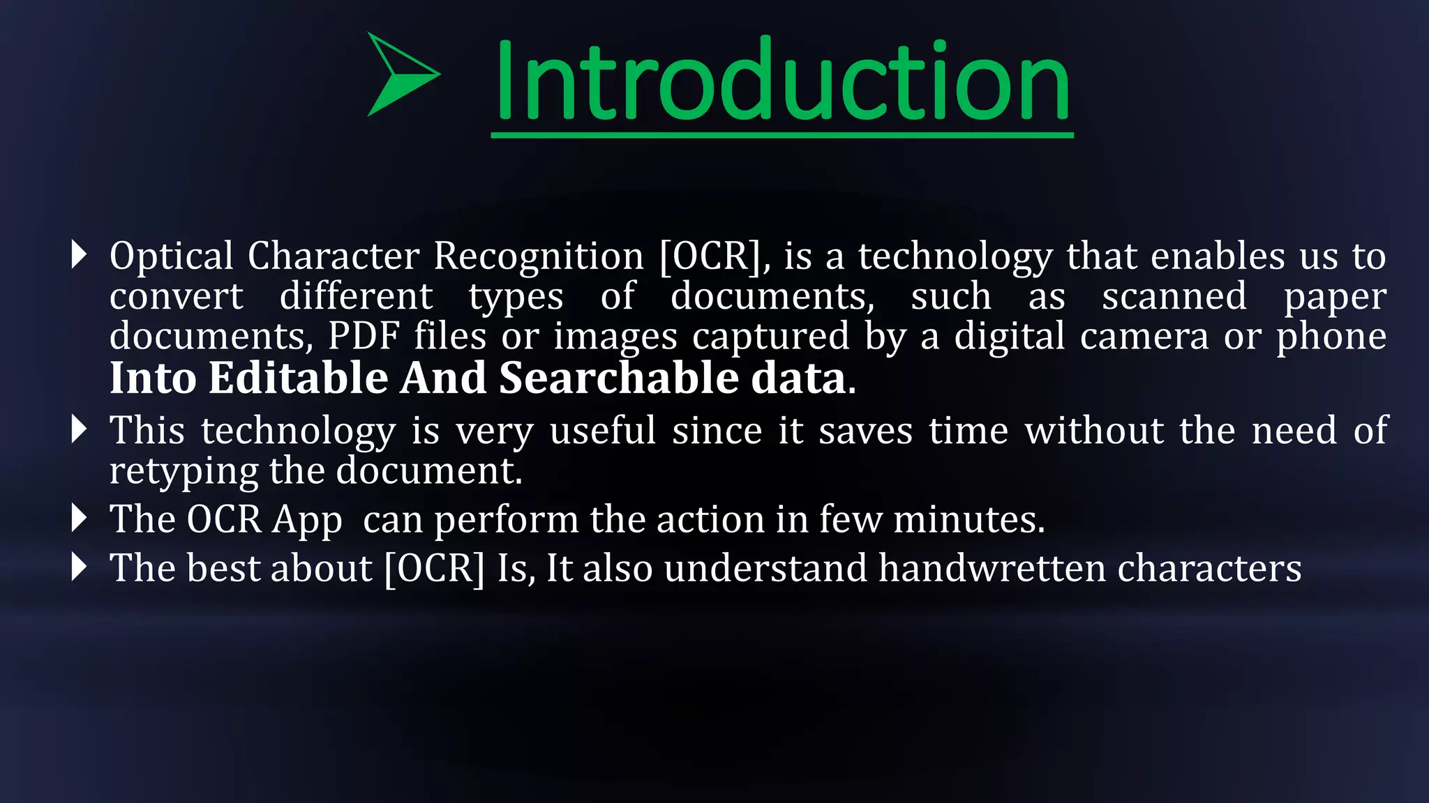 Text reader [OCR] | PPT