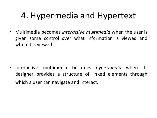 Text-Elements of multimedia