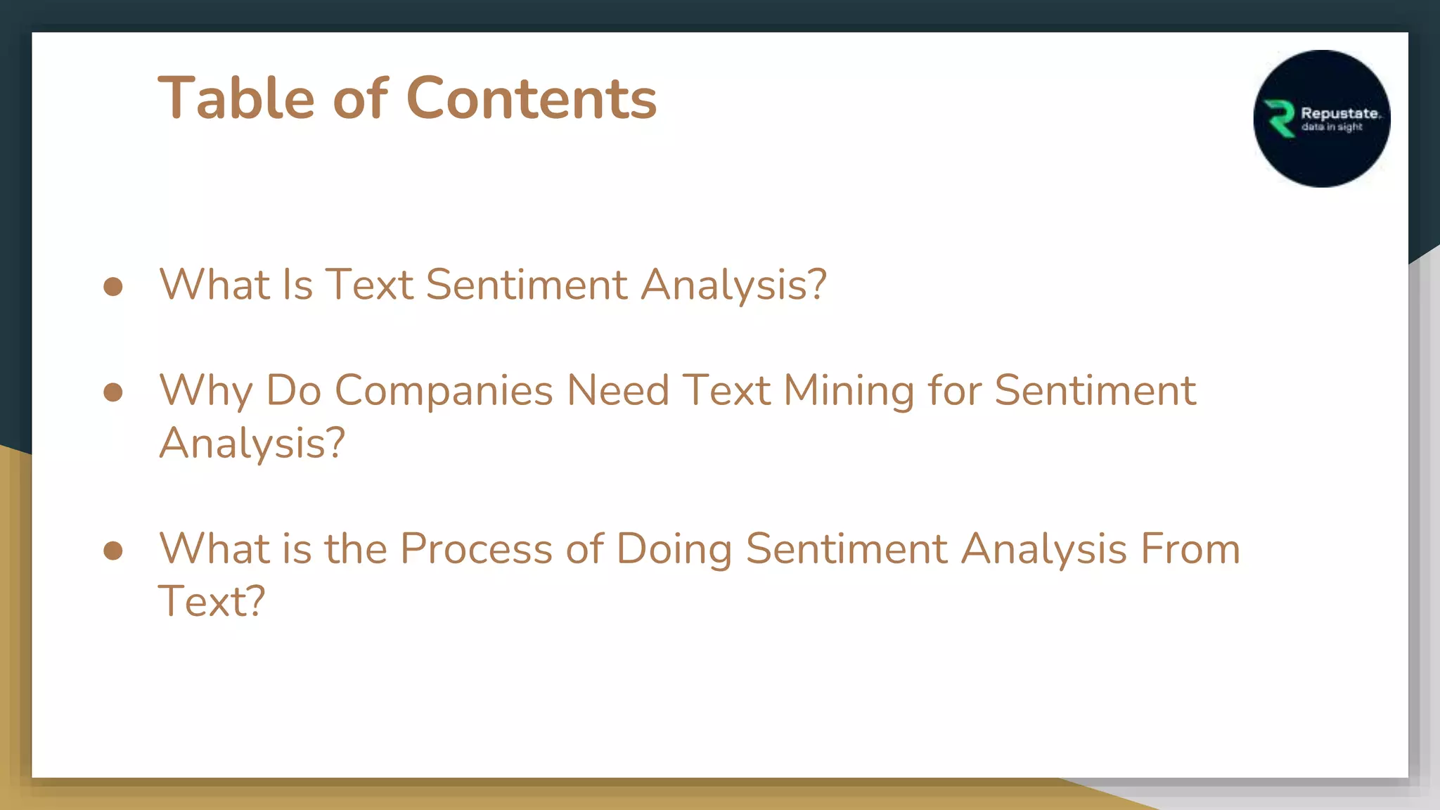 Text sentiment analysis | PPTX