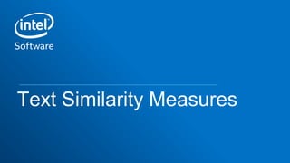 Text similarity measures | PPTX