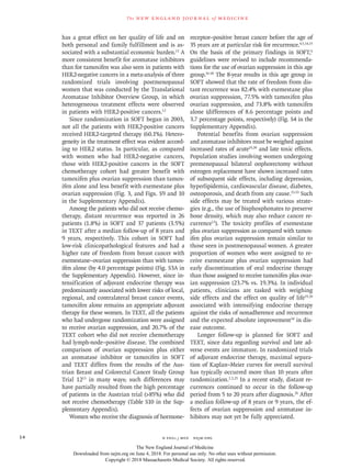trial soft and text para cancer de mama hormononal | PDF
