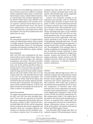 trial soft and text para cancer de mama hormononal | PDF