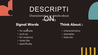 Text Structure.pptx | Desserts and Baking | Food & Drink