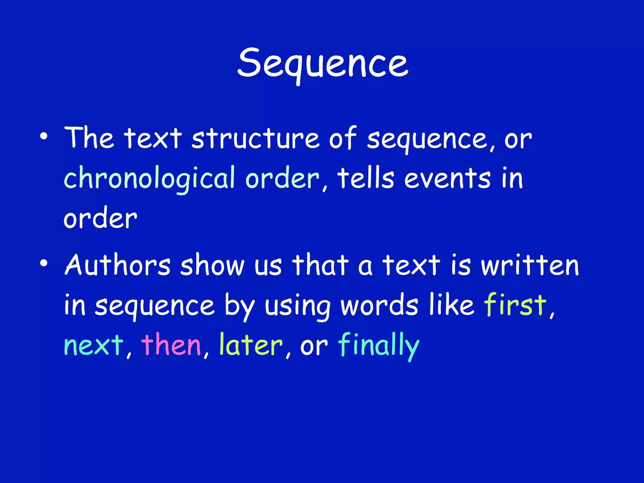 Text structure for young readers | PPT