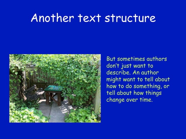 Text structure for young readers | PPT