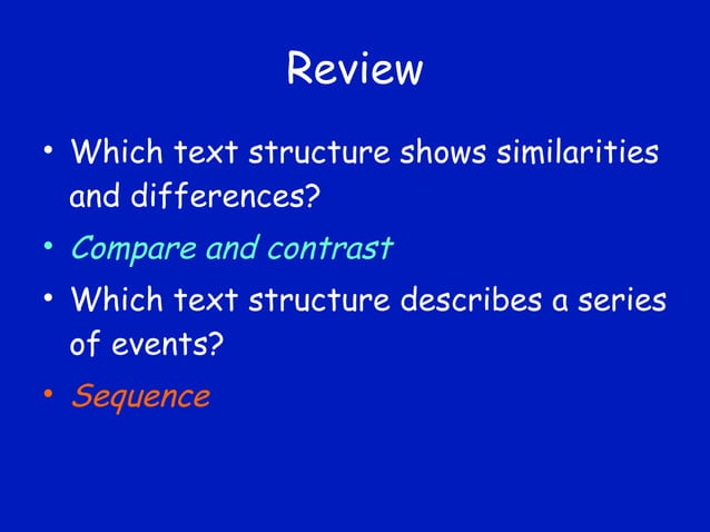 Text structure for young readers | PPT