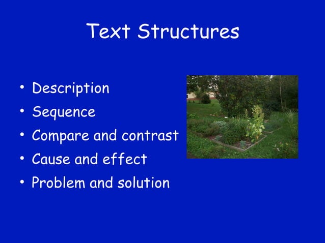 Text structure for young readers | PPT