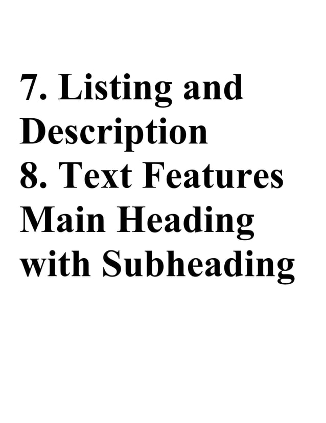 Text structures | DOCX