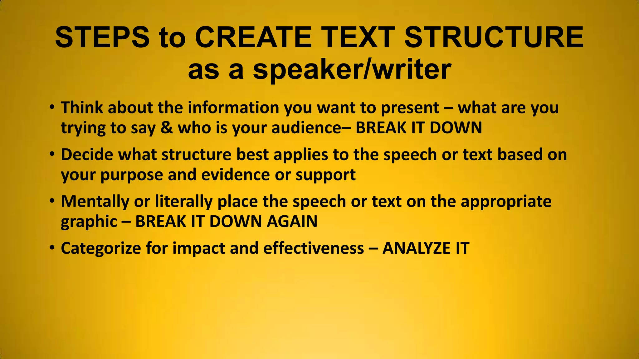 Text Structures & Graphic Organizers | PPTX