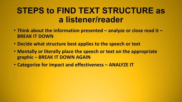 Text Structures & Graphic Organizers | PPTX