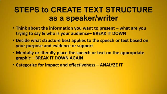 Text Structures & Graphic Organizers | PPTX