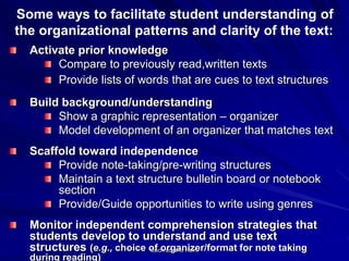 Text Structures presentation in Structure | PPT