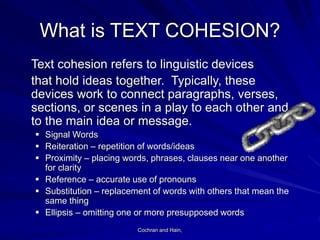 Text Structures presentation in Structure | PPT