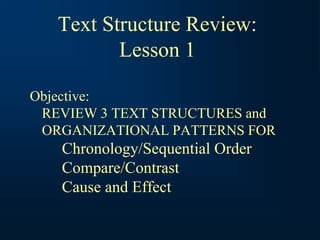 Text Structures Review.ppt