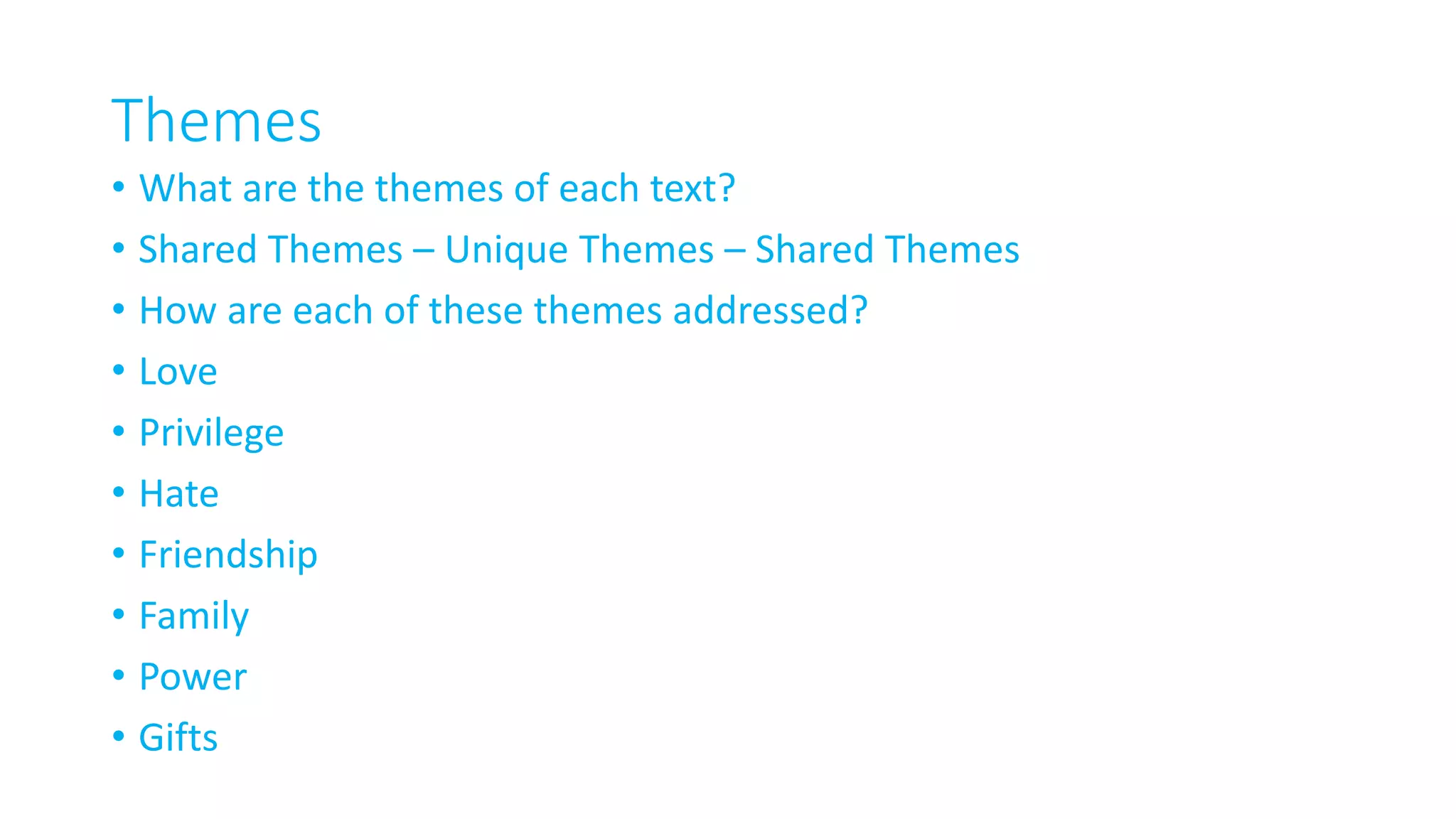 Comparing two texts: Comparative Essay | PPTX