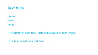 Comparing two texts: Comparative Essay | PPTX