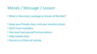 Comparing two texts: Comparative Essay | PPTX