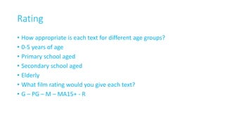 Comparing two texts: Comparative Essay | PPTX