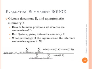 Text summarization | PDF