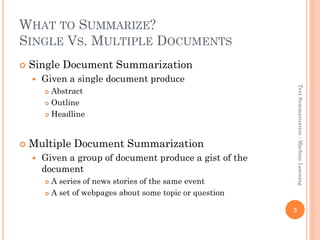 Text summarization | PDF