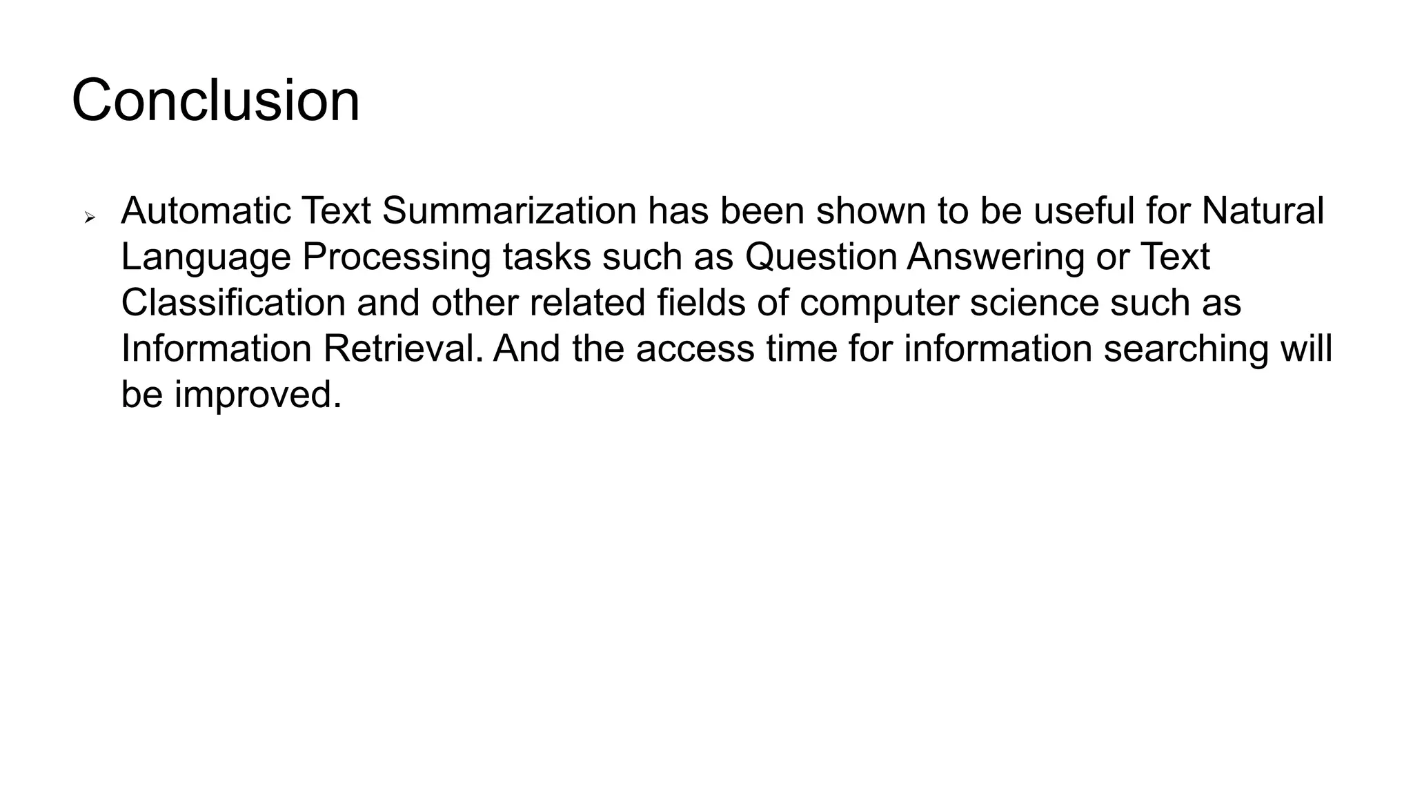 Text summarization | PPTX