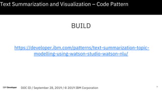 Text summarization and visualizations nlp | PDF