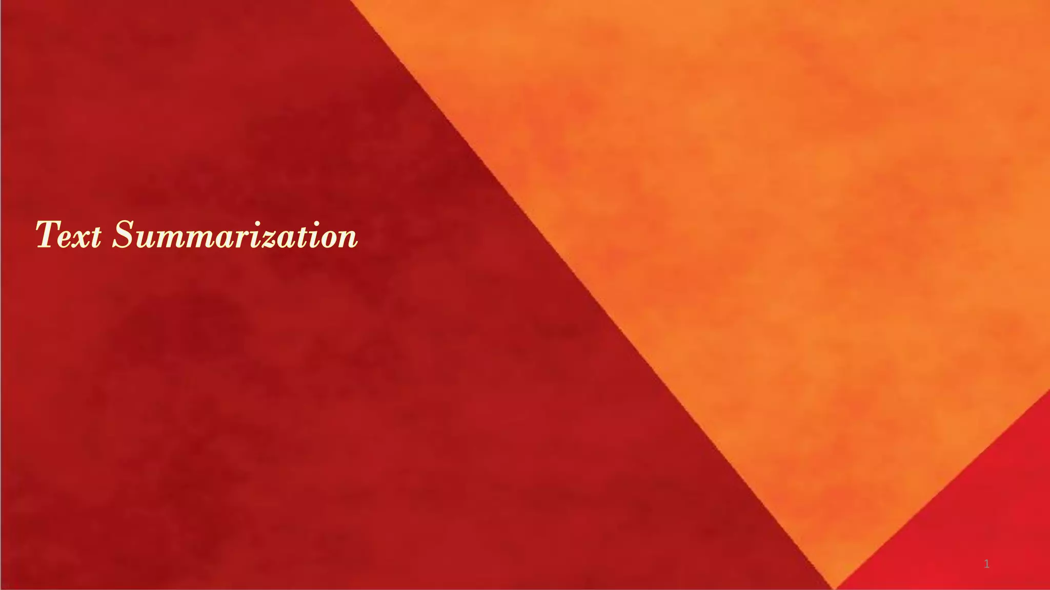 Summarization methods at-a-glance | PPT