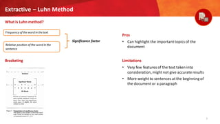 Text summarization | PDF