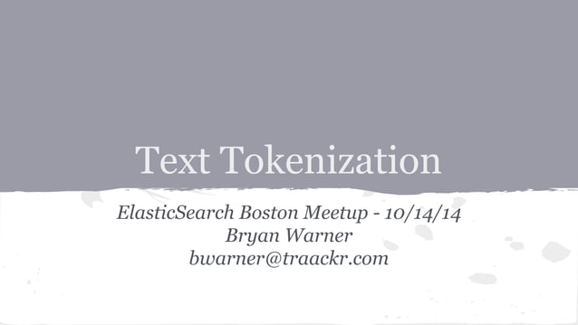 Text Tokenization | PDF | Databases | Computer Software and Applications