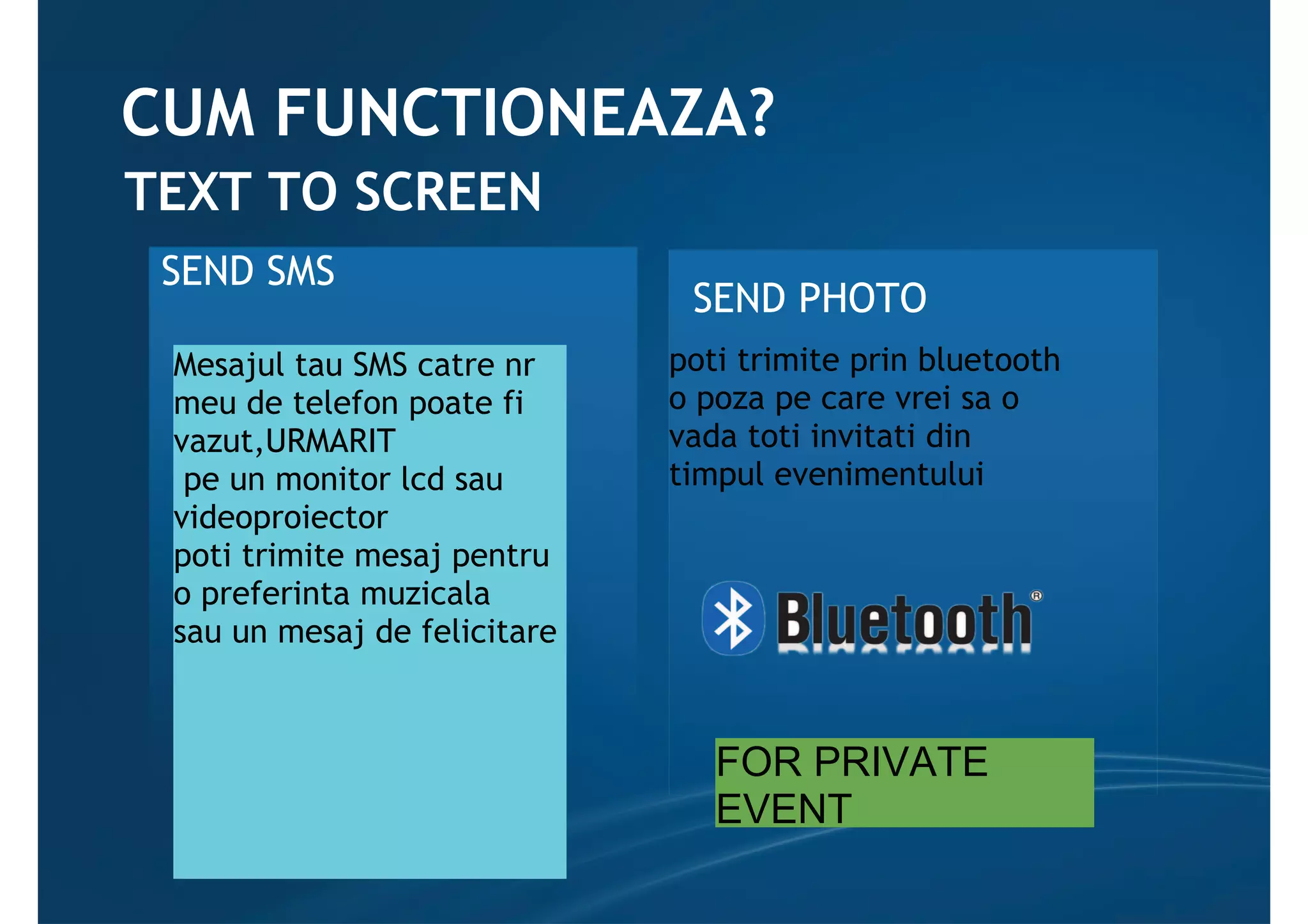 Text To Screen Live Events | PDF