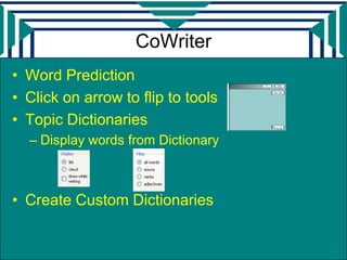 Text to speech and word predicition | PPT