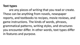 Text Type­ Explanation and Enumeration.pptx