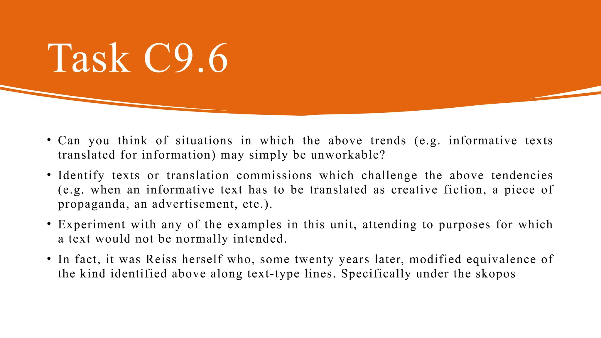 Text Types in Translation: Understanding Informative, Expressive ...