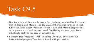Text Types in Translation: Understanding Informative, Expressive ...