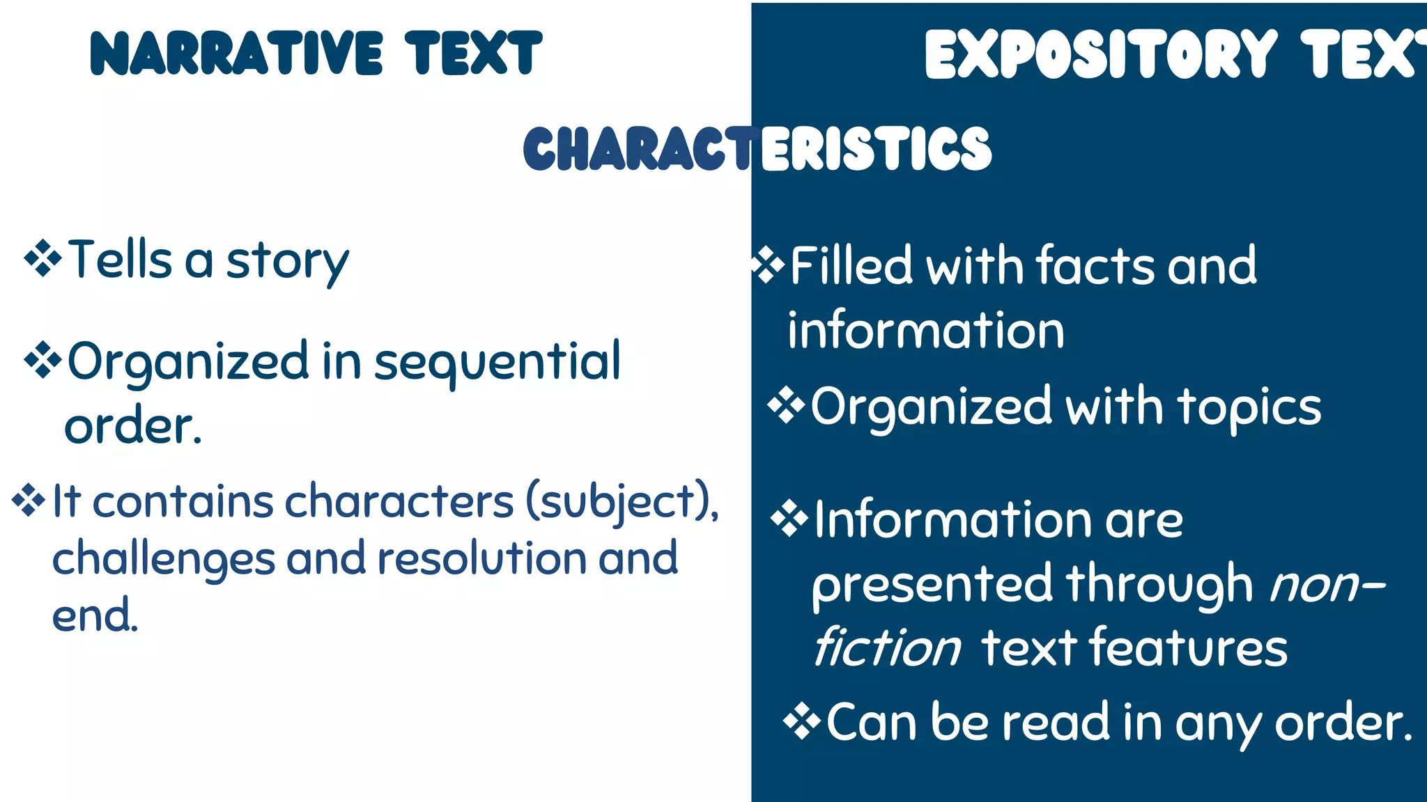 TEXT TYPE (NARRATIVE, EXPOSITORY, RECOUNT, EXPLANATION, PERSUASIVE).pptx