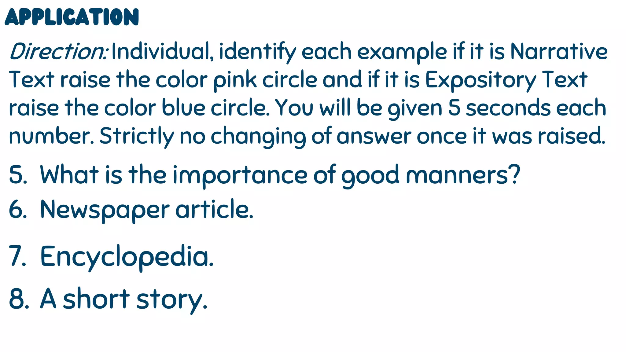 TEXT TYPE (NARRATIVE, EXPOSITORY, RECOUNT, EXPLANATION, PERSUASIVE).pptx