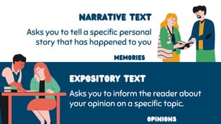 TEXT TYPE (NARRATIVE, EXPOSITORY, RECOUNT, EXPLANATION, PERSUASIVE).pptx