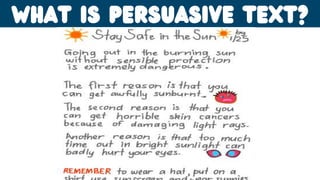 TEXT TYPE (NARRATIVE, EXPOSITORY, RECOUNT, EXPLANATION, PERSUASIVE).pptx