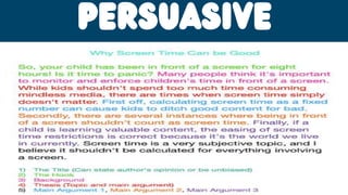 TEXT TYPE (NARRATIVE, EXPOSITORY, RECOUNT, EXPLANATION, PERSUASIVE).pptx