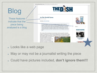 Language Analysis: Text Types | PPT